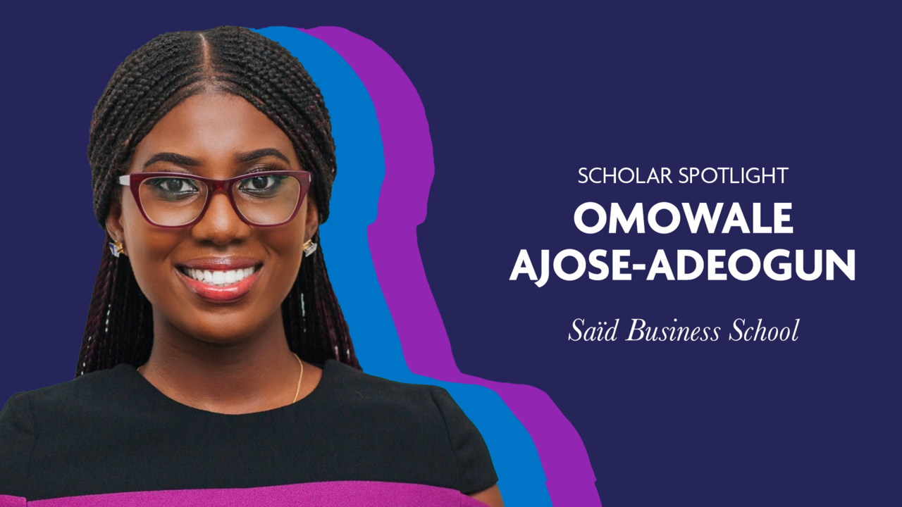 Scholar Spotlight - Omowale Ajose-Adeogun | Laidlaw Scholars Network