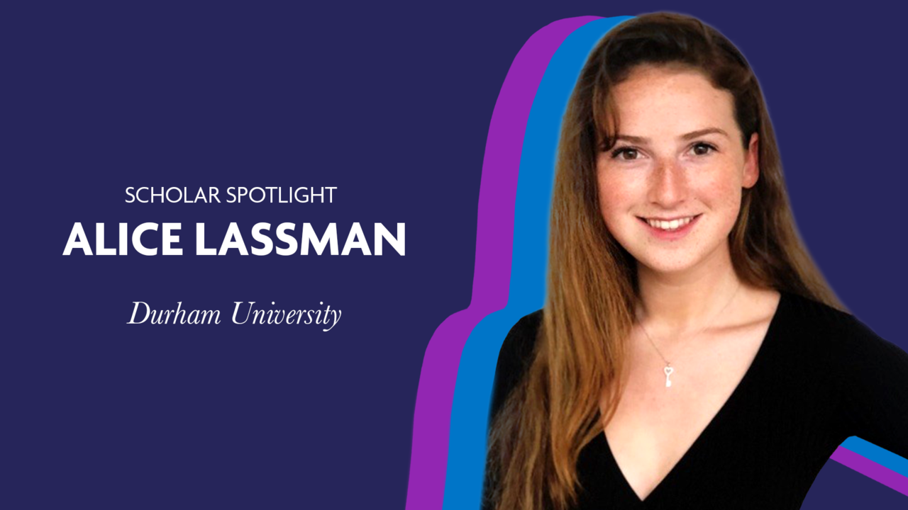 Scholar Spotlight: Alice Lassman | Laidlaw Scholars Network