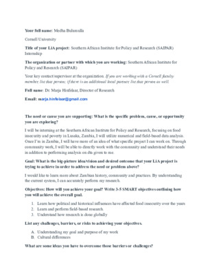 Medha Bulumulla | Laidlaw Scholars Network