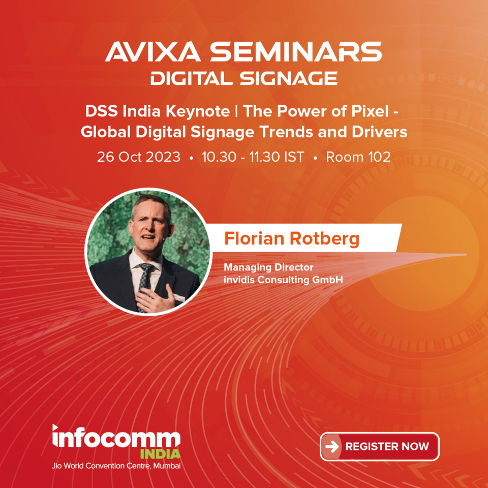 DSS India Keynote | InfoComm India 2023 | AVIXA Xchange