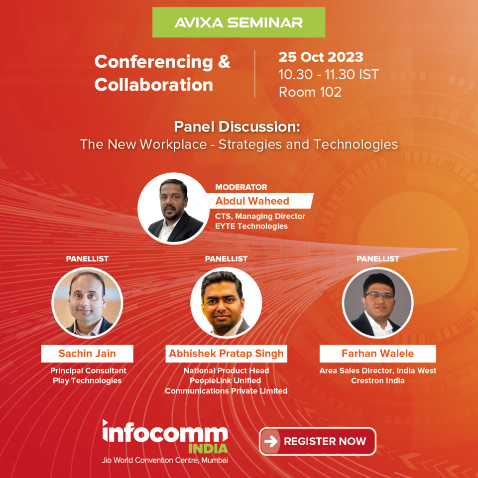 Day: 1 | InfoComm India - AVIXA Seminars | AVIXA Xchange