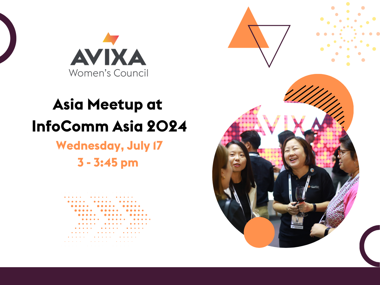 AVIXA Women’s Council in Asia – Networking event at InfoComm Asia | AVIXA Xchange