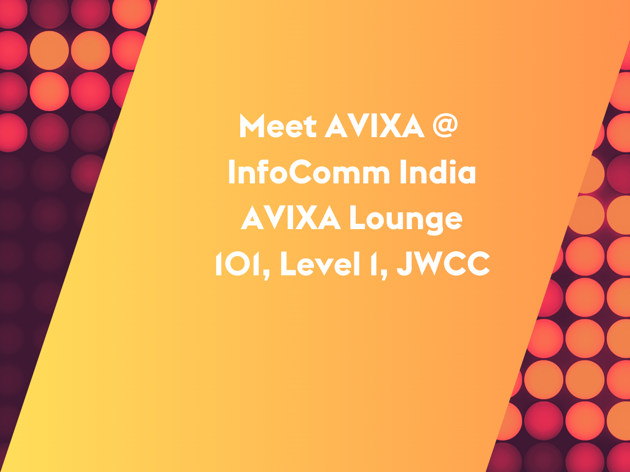 AVIXA at InfoComm India 2023 | AVIXA Xchange