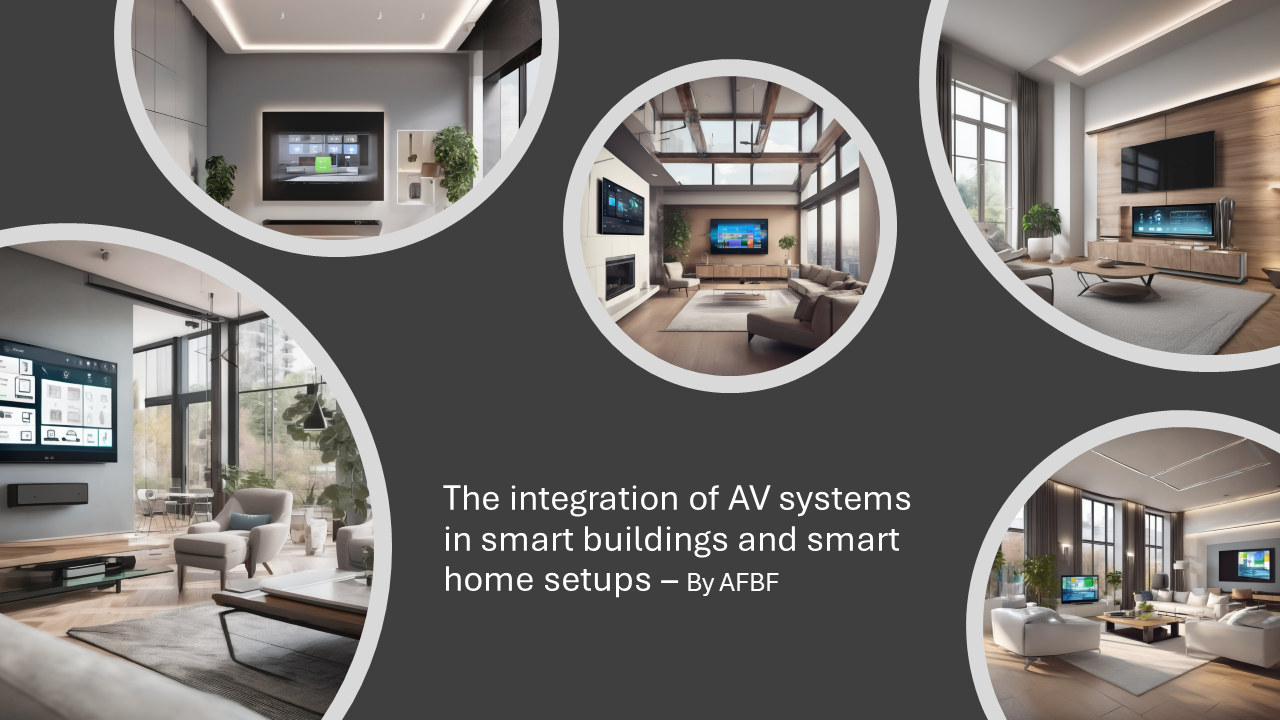 The integration of AV systems in smart buildings and smart home setups ...