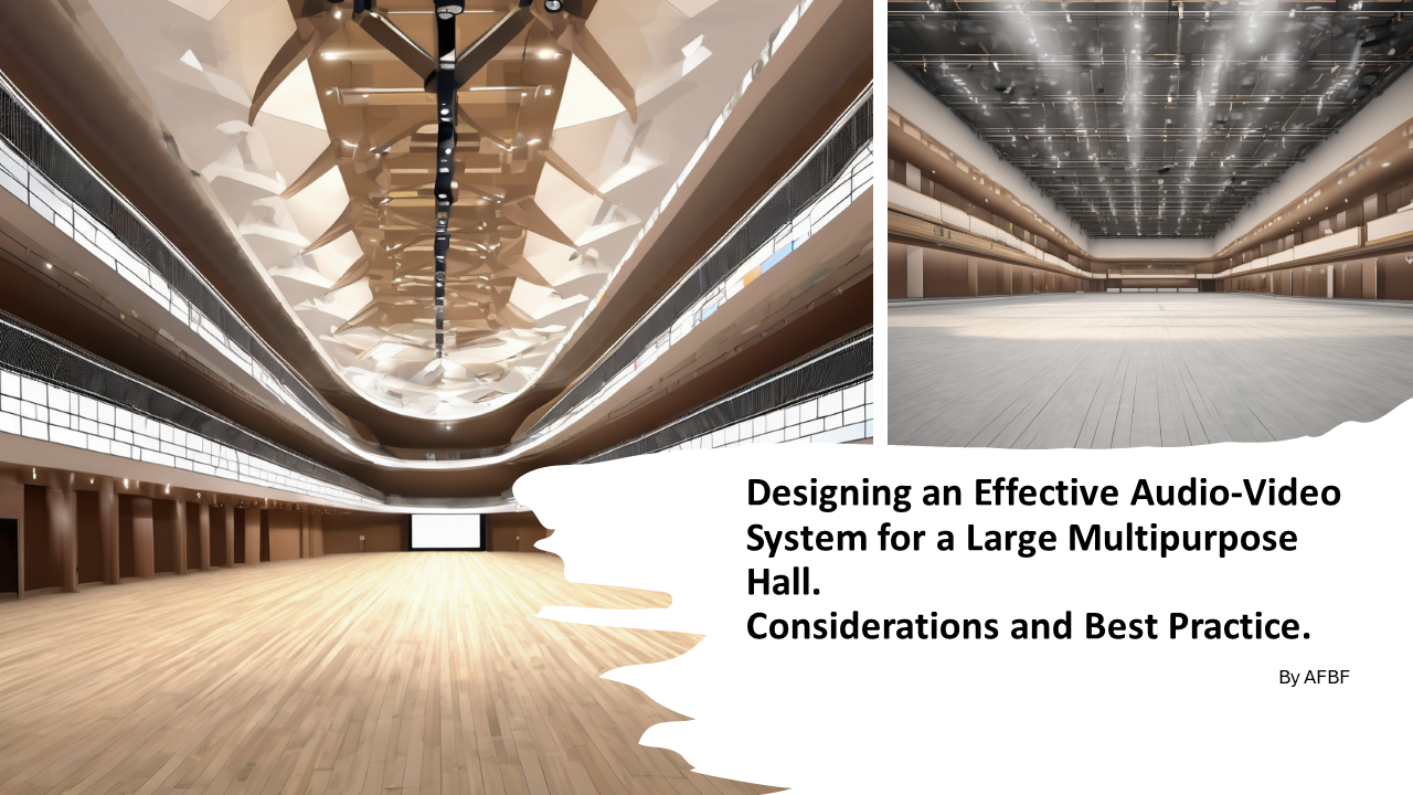 Designing an Effective Audio-Video System for a Large Multipurpose Hall ...