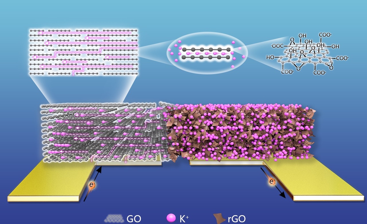 Flexible iontronics based on 2D nanofluidic material | Research ...