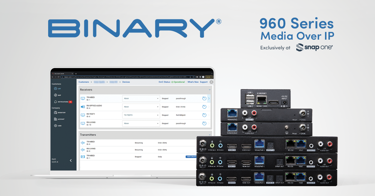 Binary Launch 960 Series SDVoE Media over IP | AVIXA Xchange