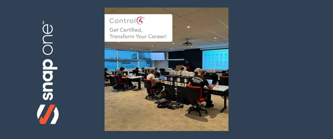Control4 Training Dates - Jan & Feb | AVIXA Xchange