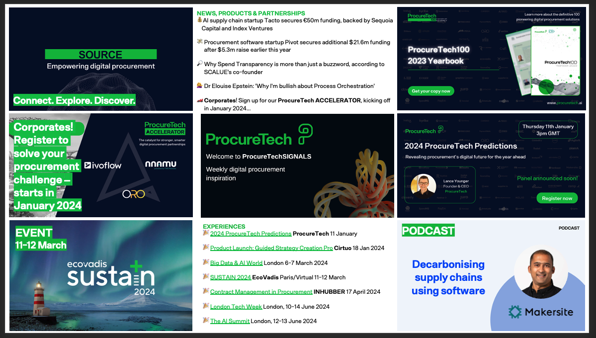 ProcureTech SIGNALS 2023 Issue #49 | SOURCE