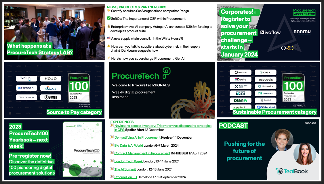 ProcureTech SIGNALS 2023 Issue #48 | SOURCE