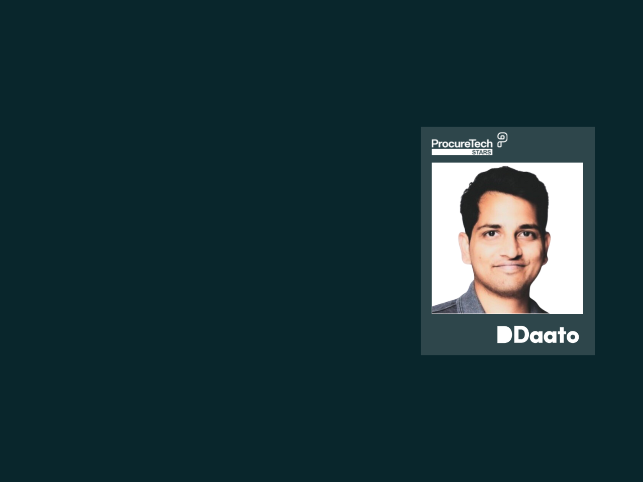 ProcureTech STARS with Satya Kamal Raparthi, Founder and CEO of Daato ...