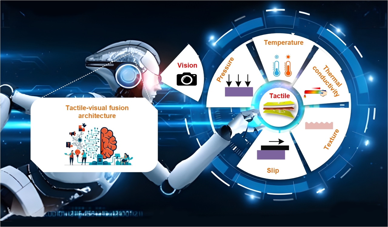 Multimodal tactile sensing fused with vision for dexterous robotic ...