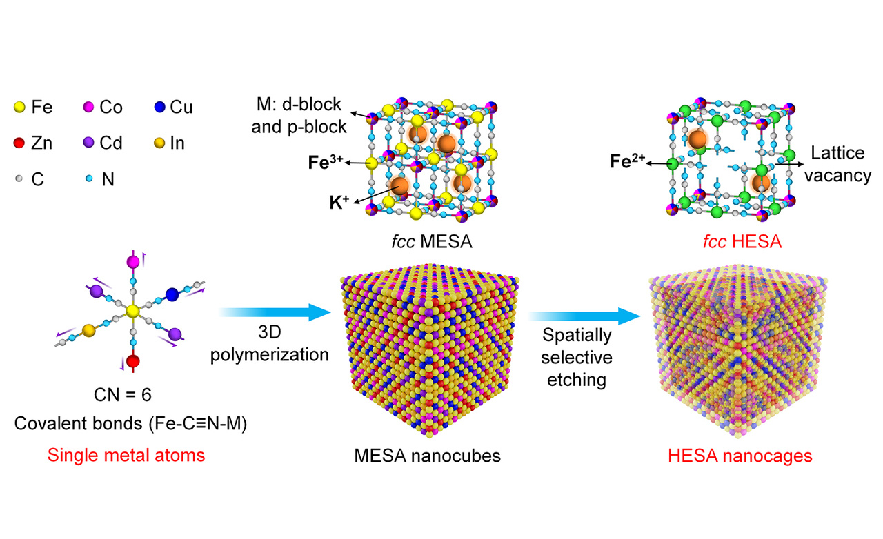 General synthesis of high-entropy single-atom nanocages for ...
