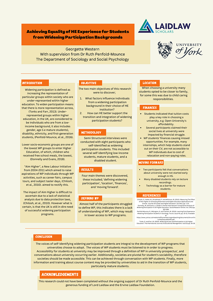 Achieving Equality of HE Experience for Students from Widening ...