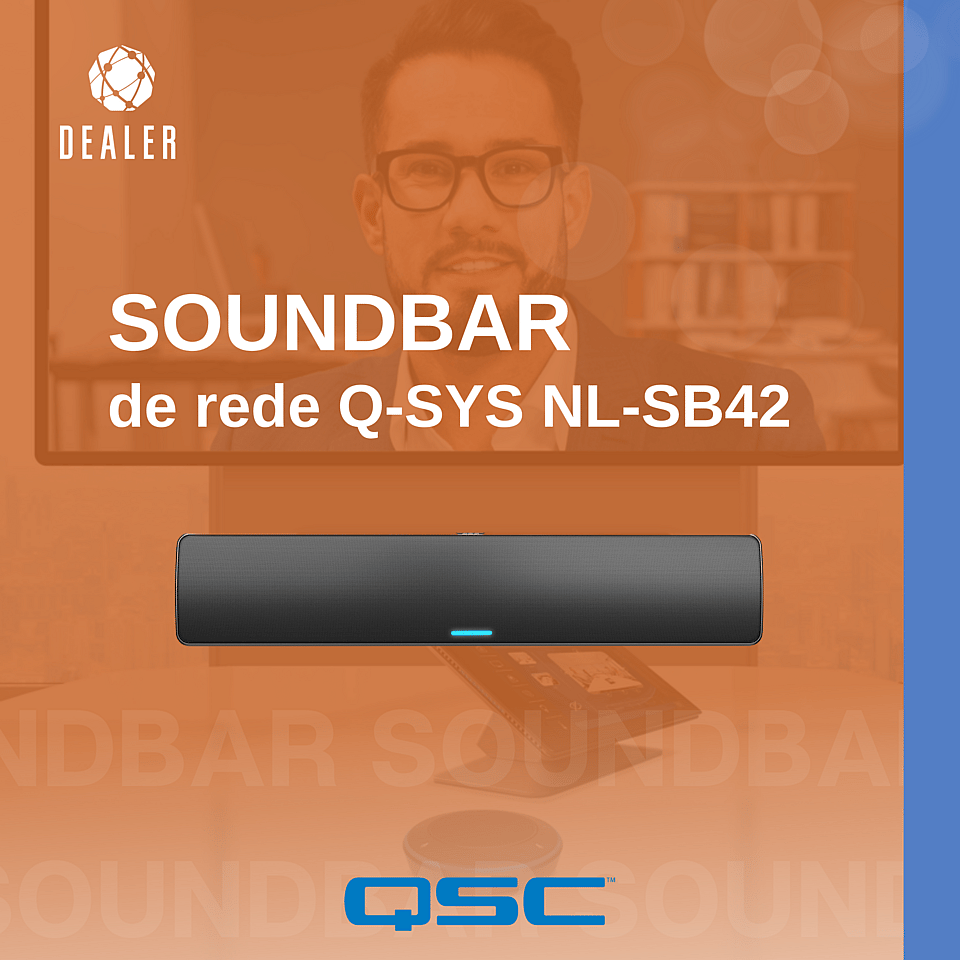 SOUNDBAR de rede Q-SYS NL-SB42 | AVIXA Xchange