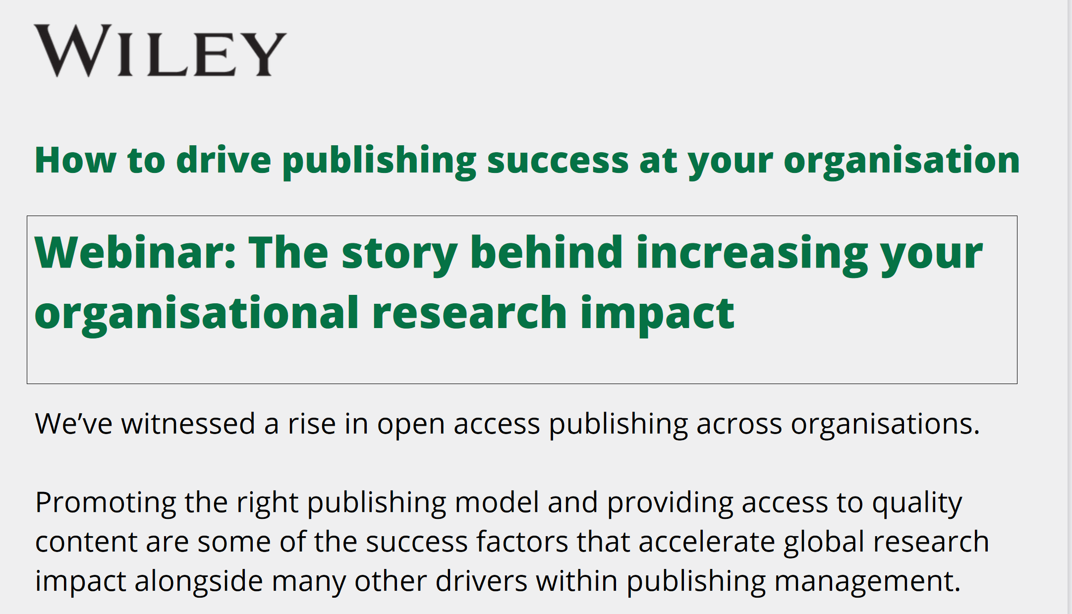 How to make the open access journey a success at your institution - The ...