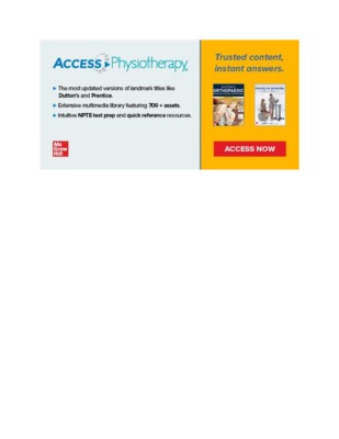 Banner Image – AccessPhysiotherapy | Access User Center