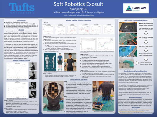 Soft Robotics Exosuit Poster | Laidlaw Scholars Network