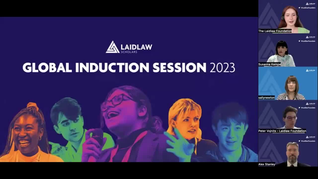 📺 RECORDING | Global Induction Session 2023 | Laidlaw Scholars Network