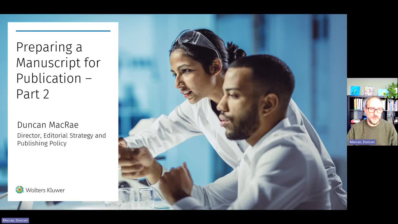 Preparing A Manuscript for Publication - Part 2 | Lippincott® Author ...