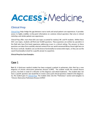 AccessMedicine | Access User Center